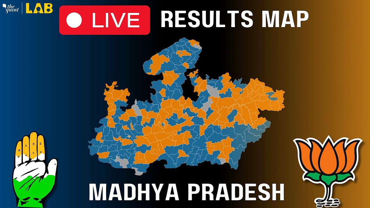 Madhya Pradesh Elections 2023 Live Leads/Results Map: Who’s Ahead - BJP ...
