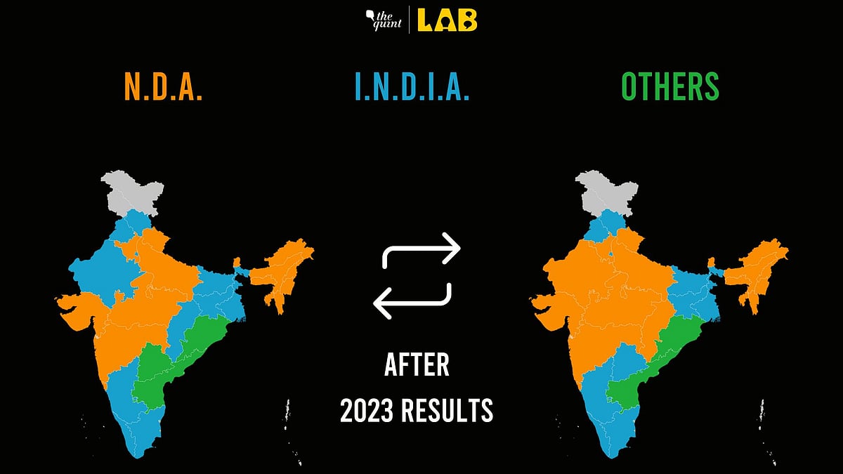 After Election Results 2023, Which Alliance Has More States: NDA or INDIA