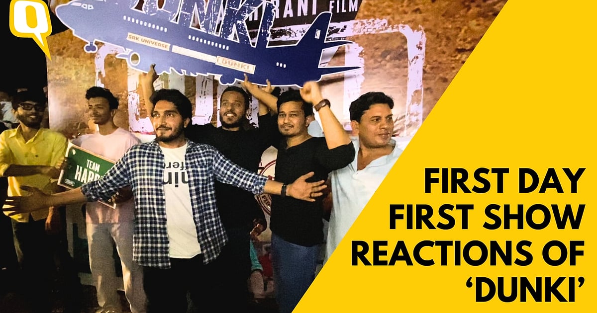 'Dunki' First Day First Show: Fans Queue Up At 5am, Chant Shah Rukh ...