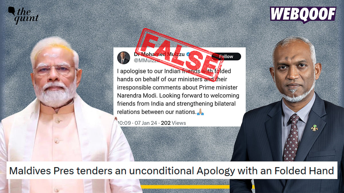 Fact-Check | Fake Screenshot Showing Maldives President Mohamed Muizzu ...