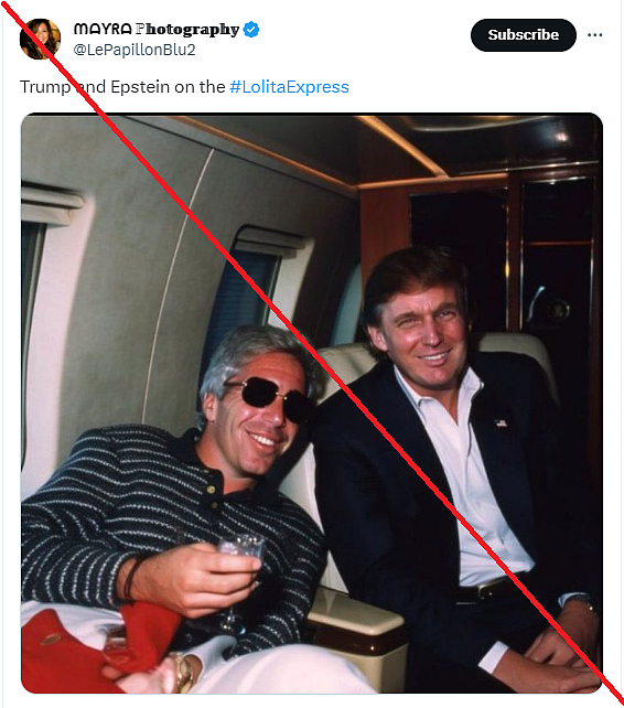 Fact-Check | These Images of Donald Trump and Jeffrey Epstein Are AI ...