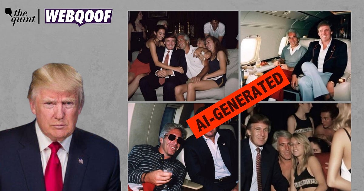 Fact-Check | These Images of Donald Trump and Jeffrey Epstein Are AI-Generated