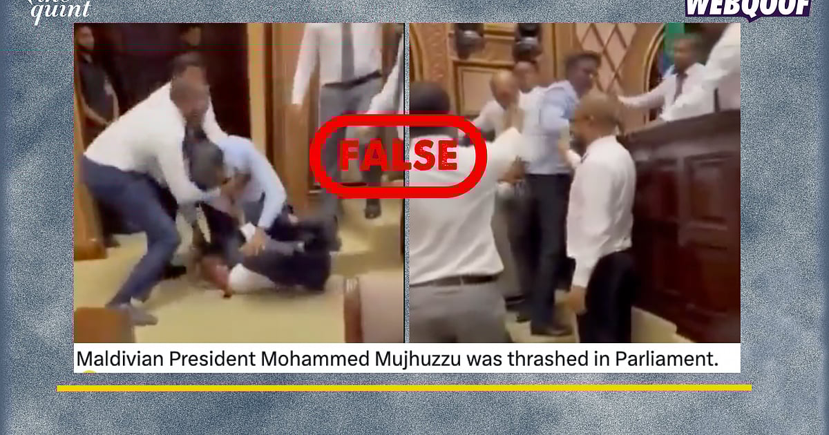 Fact-Check: Did Maldives President Mohamed Muizzu Get Assaulted Inside ...