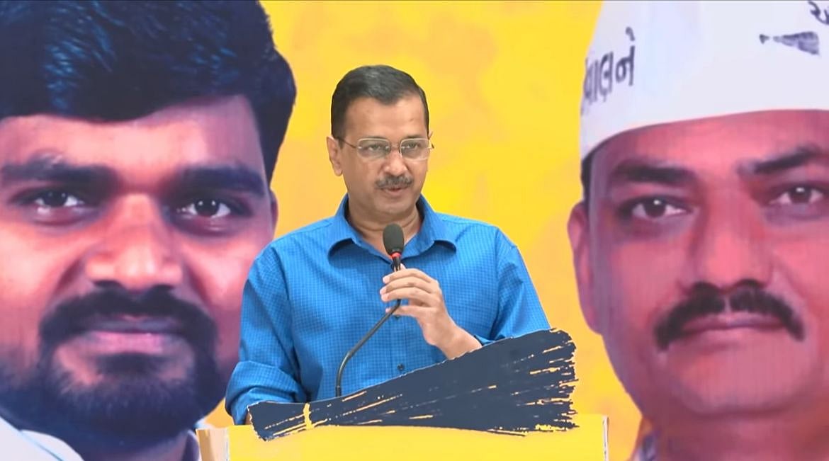 Arvind Kejriwal And Bhagwant Mann Launch AAP's Gujarat LS Campaign For ...
