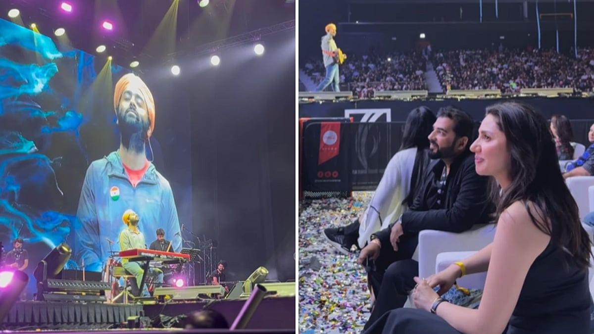 Arijit Singh Spots Mahira Khan at His Dubai Concert; Sings 'Zaalima ...