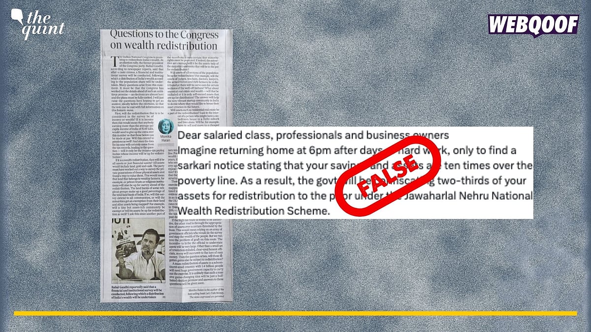 Fact-Check: False Claims About Congress's Wealth Distribution Survey ...