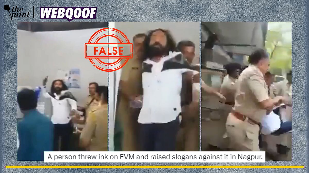 Fact-Check | Old Video of Man Throwing Ink at EVM Falsely Linked to 2024 Lok Sabha Elections