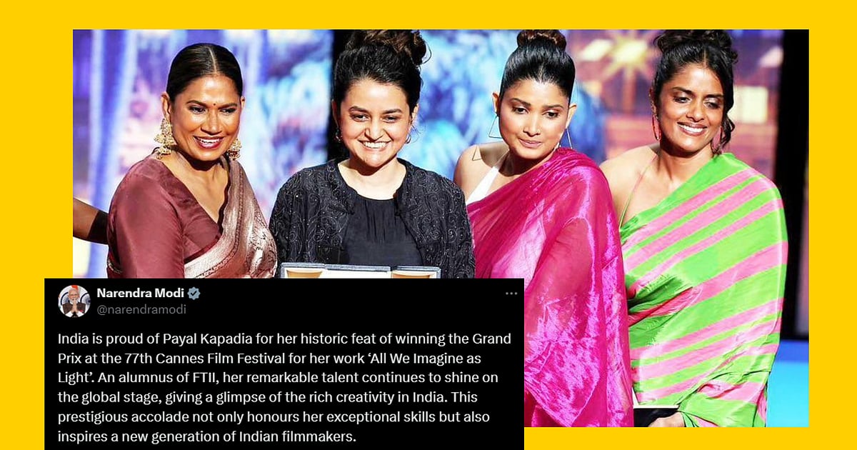 PM Narendra Modi, Rahul Gandhi Congratulate Payal Kapadia for Cannes ...