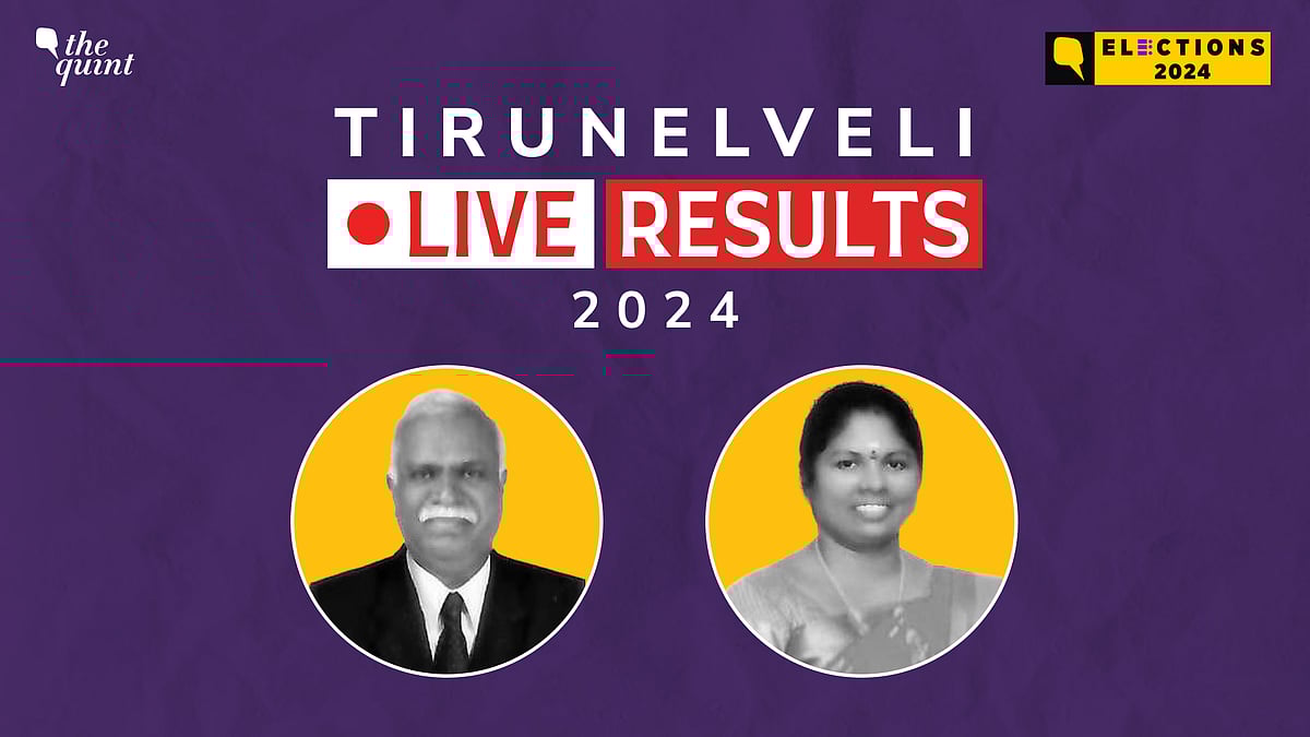 Tirunelveli Election Result 2024 Live Updates: Congress's Robert Bruce ...