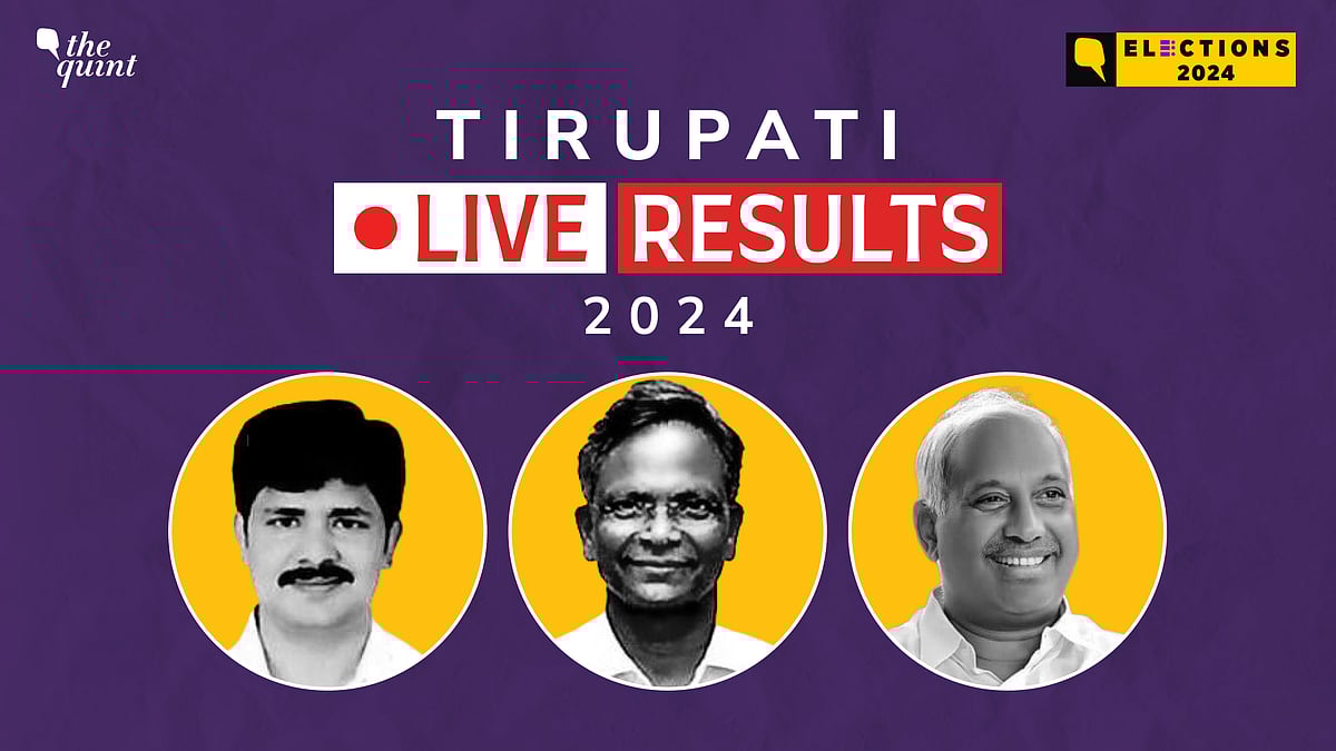 Tirupati Election Result 2024 Live Updates: YSRC's Gurumoorthy Maddila ...