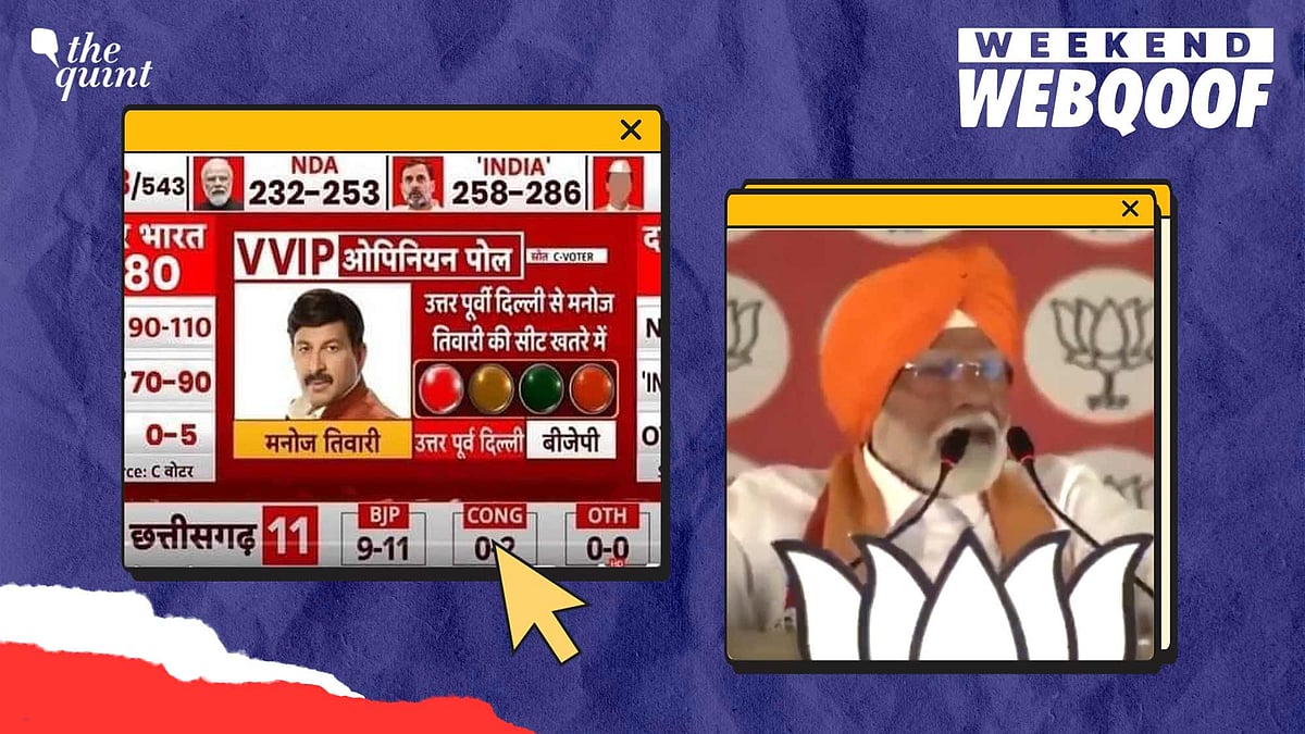 WebQoof Recap: Misinformation Around PM Modi, Voting Fraud And Altered ...