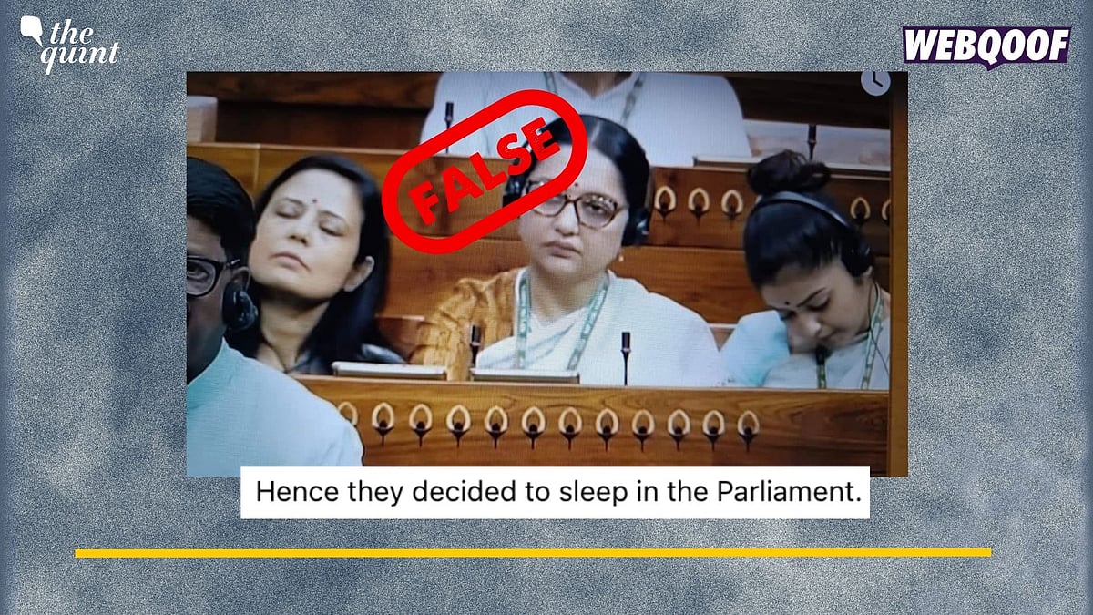 Fact-Check: No, Mahua Moitra and Sayooni Ghosh Were Not Asleep During A ...