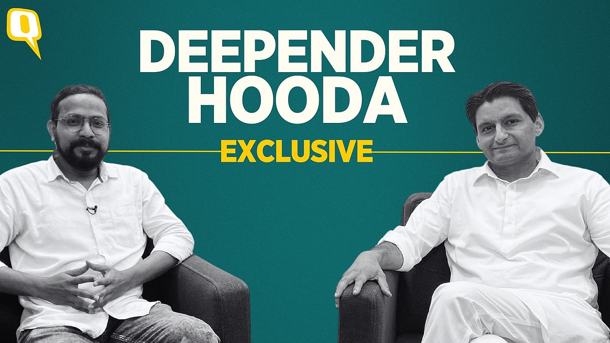 Video | The Quint Interview | Deepender Hooda on Congress' CM Face in ...