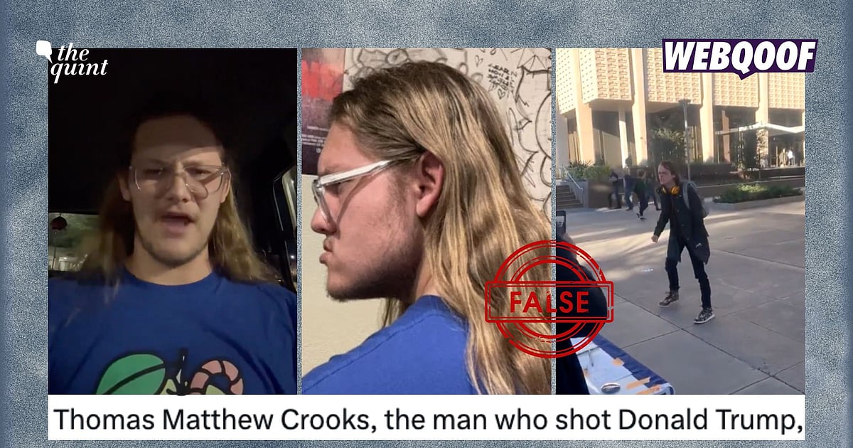 Donald Trump's shooter Fact-Check: Internet Troll, Old Video: People ...