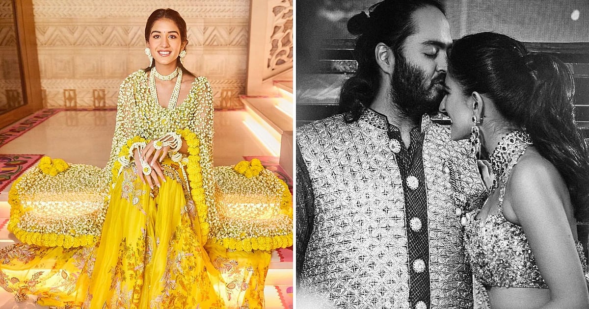 Pics: Anant Ambani-Radhika Merchant Look Picture-Perfect For Their ...
