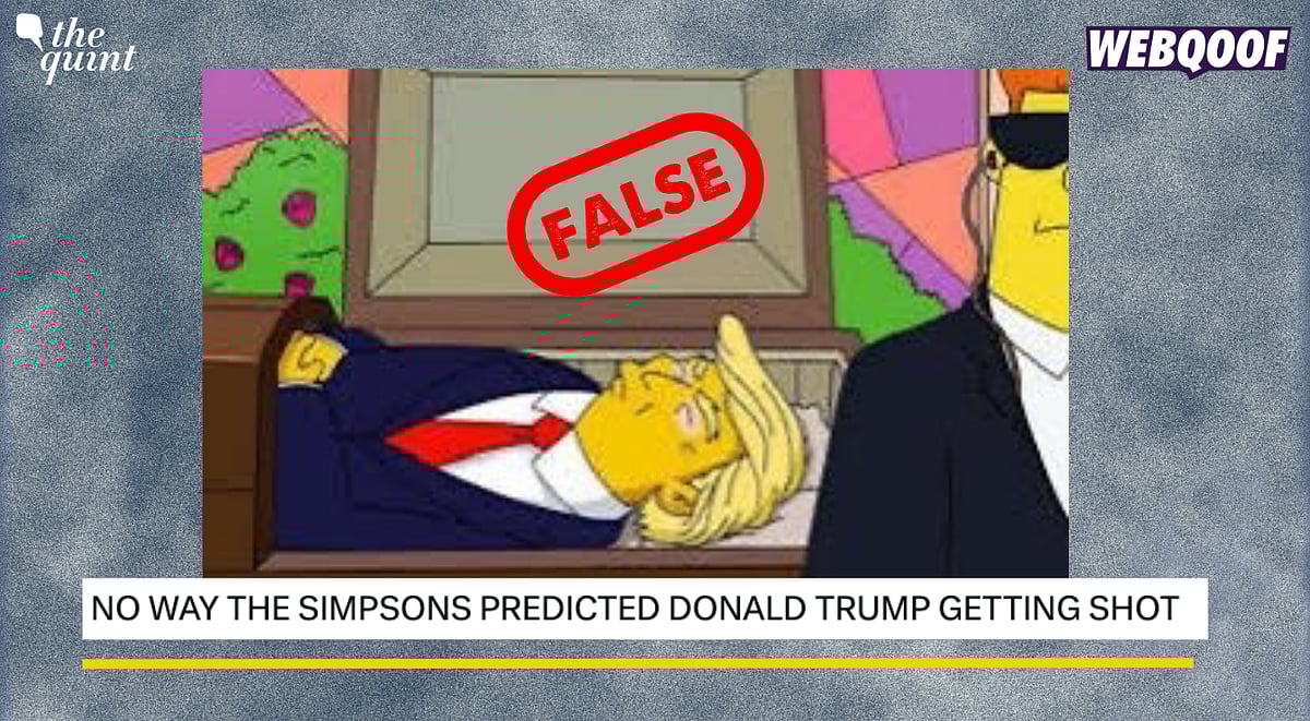 Donald Trump Shot Fact-Check: Simpsons Predicted Former US President ...