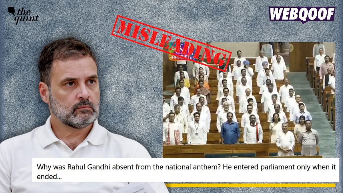 Fact-Check | No, Rahul Gandhi Wasn't Absent From the Parliament During ...