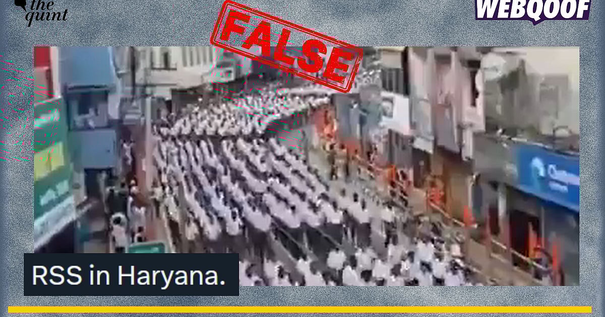 Fact-check | Old Video of RSS Rally in Kerala Falsely Shared as From ...