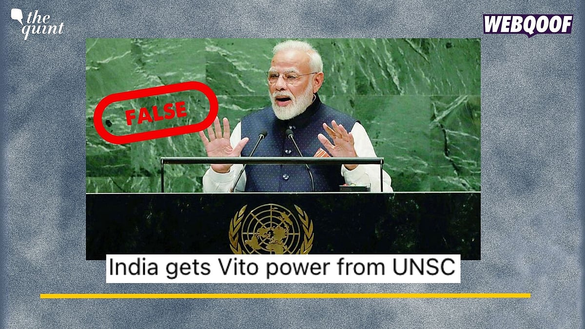 Fact-Check: India Gets The Right to Veto in The UNSC? No, Claim is False!