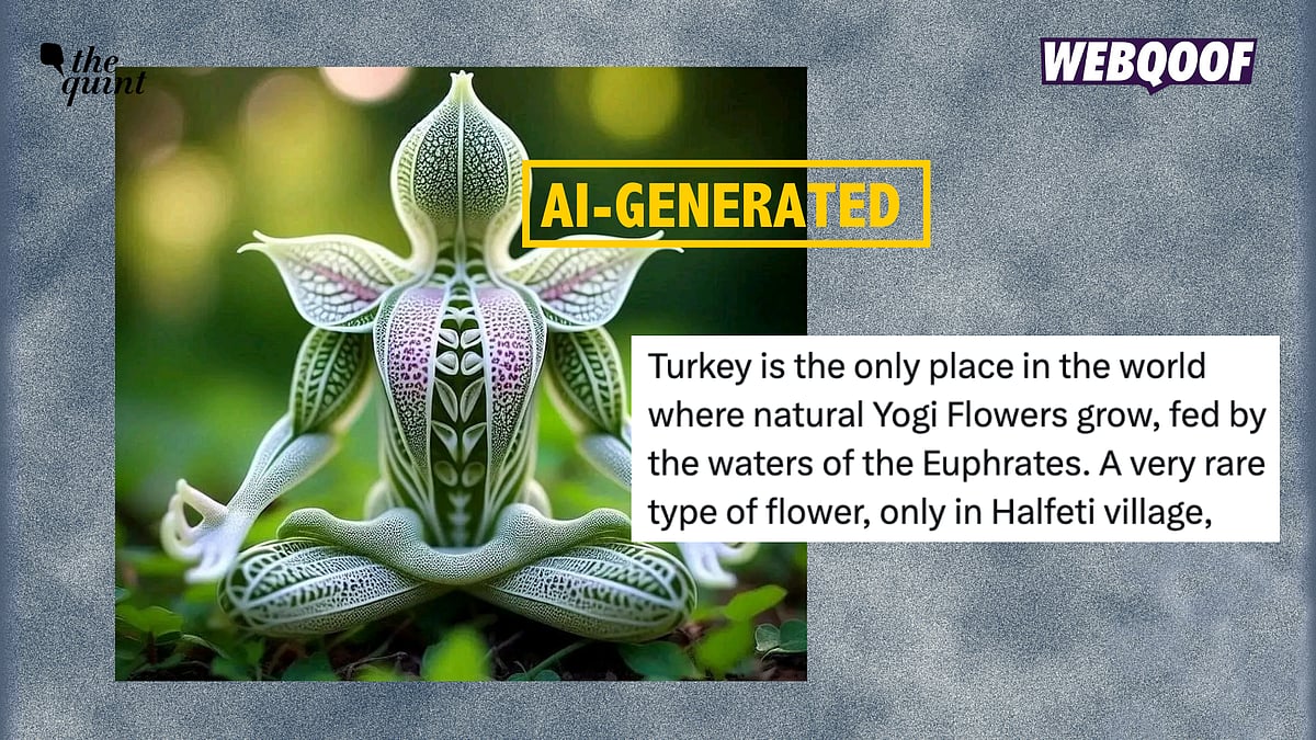 Fact-Check: AI-Generated Image Passed of as 'Rare Yogi Flower' From Turkey