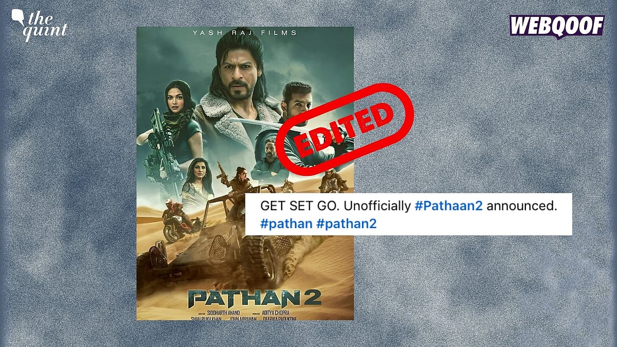Fact-Check: Edited Poster Of Pathaan 2 Shared As Real