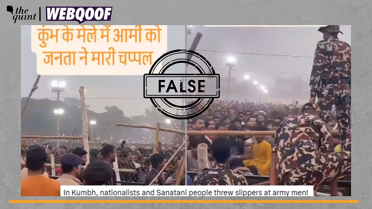 Fact-Check | Old, Unrelated Clip Shared as Devotees Throwing ‘Slippers ...