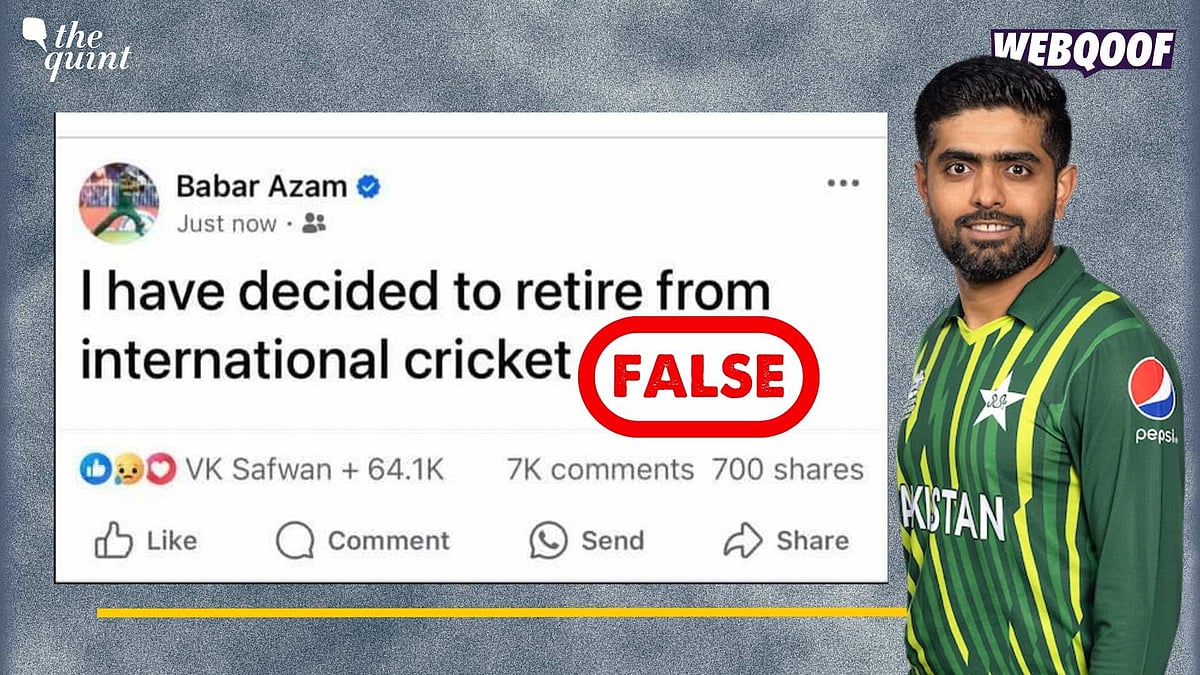 Fact-Check: Fake Post Viral To Falsely Claim That Babar Azam Announced ...