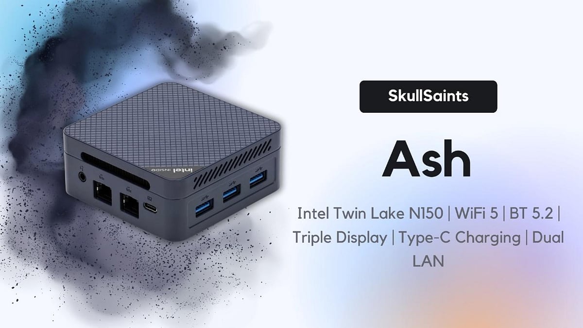 Skullsaints Unveils ‘Ash’ Mini PC: High-Performance Compact Computing