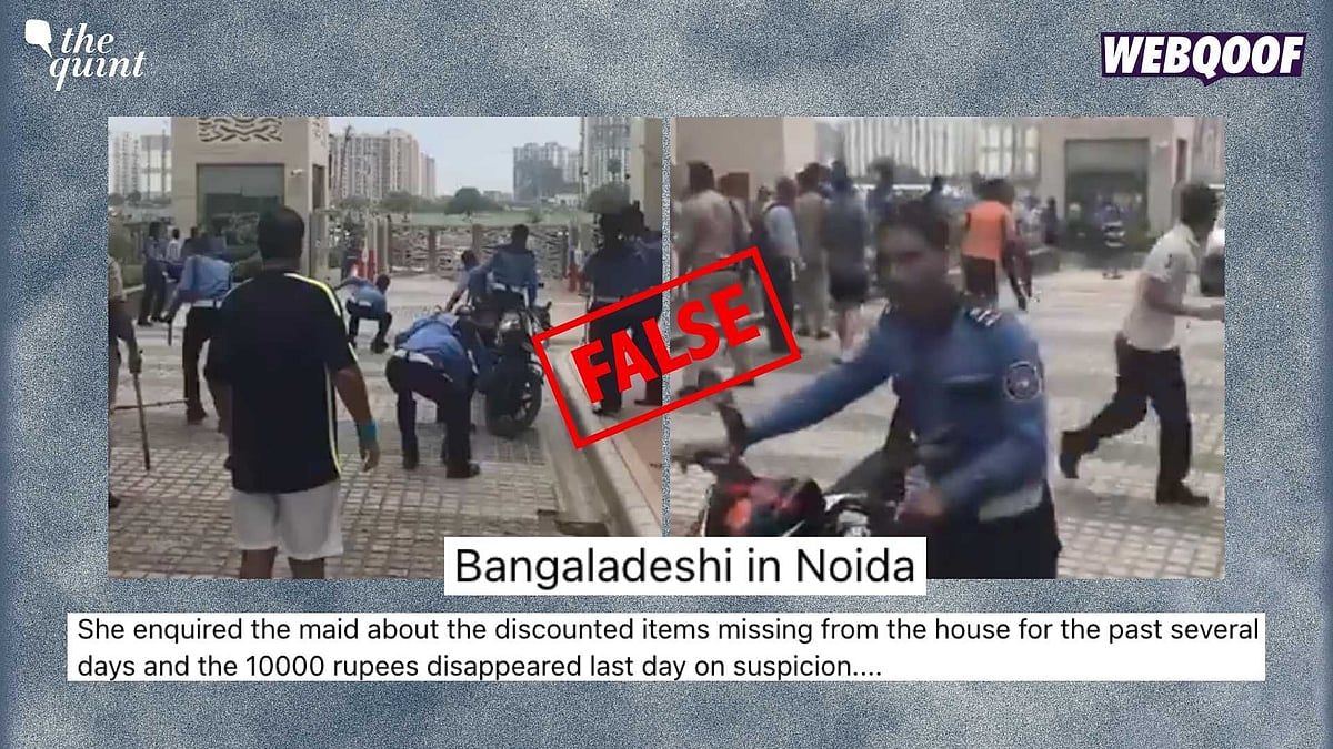 Fact-Check: Old Clip from Noida Society Viral as Bangladeshi Domestic ...