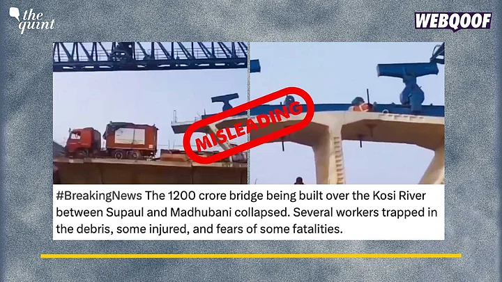 Fact-Check: Old Bridge Collapse Visual From Bihar Viral as Recent Amid ...