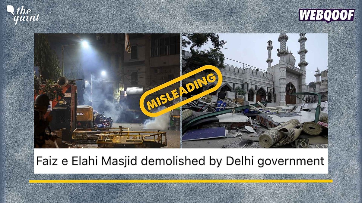 Fact-Check: Misleading Claims Surface on Faiz-e-Elahi Mosque Demolition ...