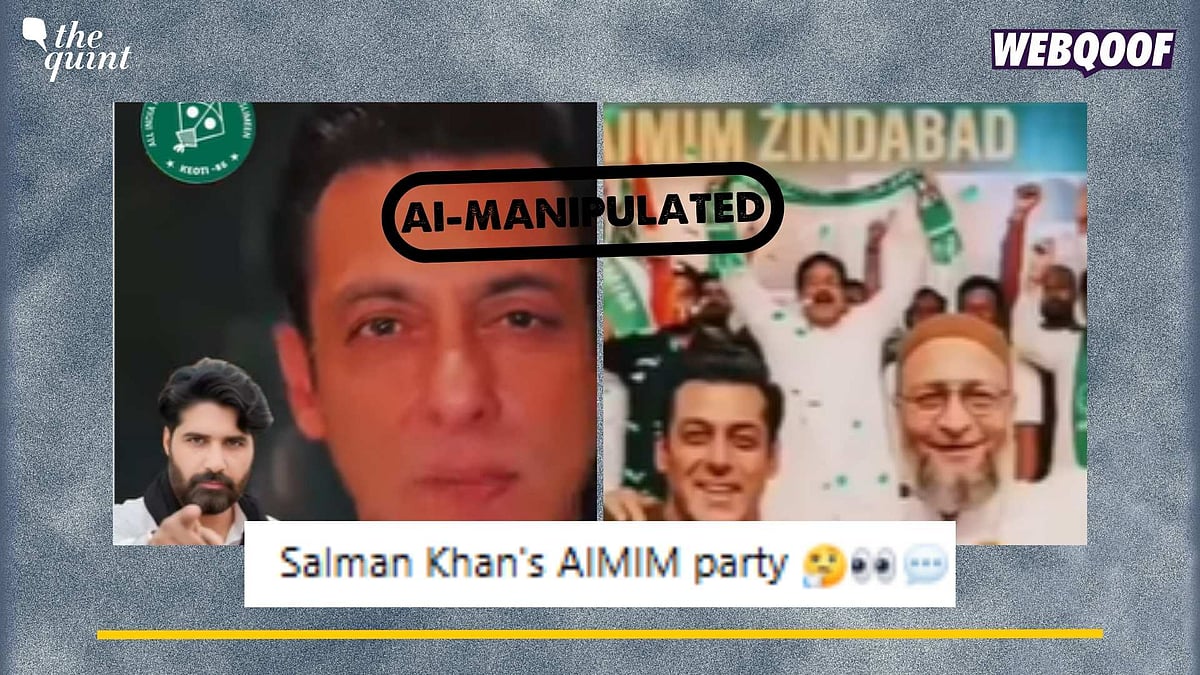 Fact-Check: Did Salman Khan Announce That He is Joining AIMIM? No ...