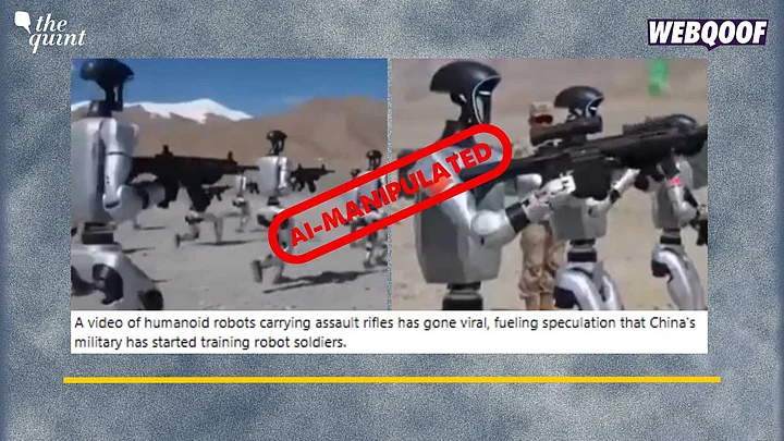Fact-Check: This AI-Manipulated Video Showing Robots 'Prepping' For War ...