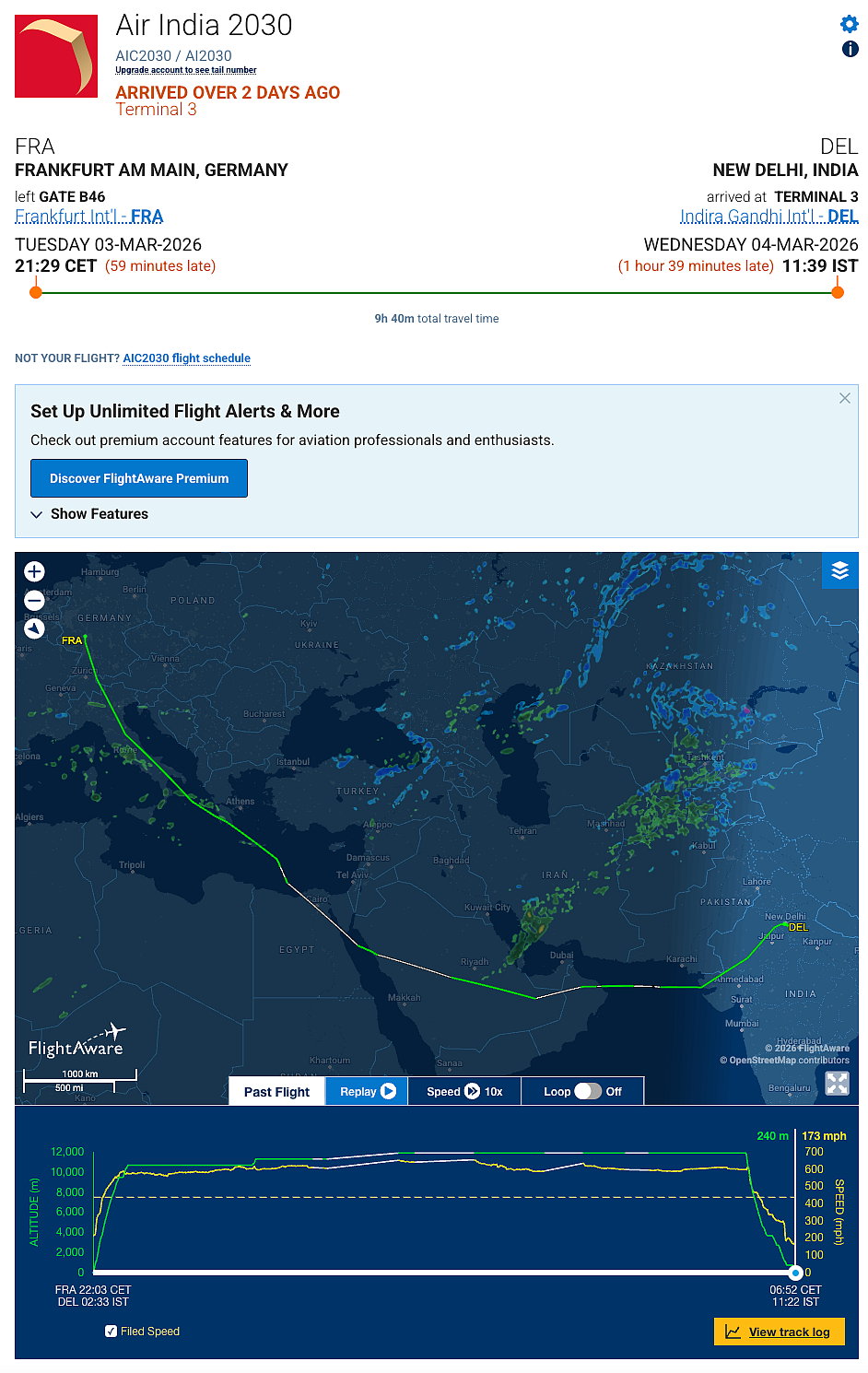 Fact-Check: No, Delhi-Frankfurt Air India Flight Didn’t Fly Over Iran ...