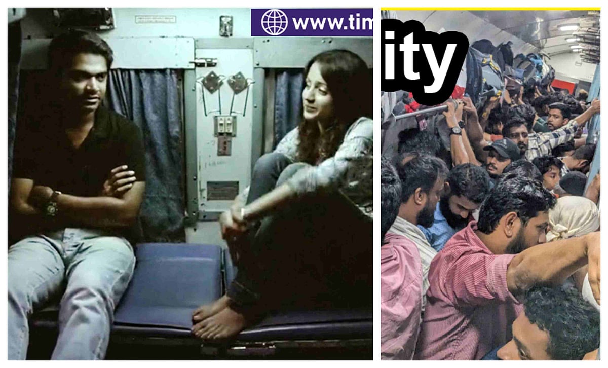 Memes : Train Travel - Expectation Vs. Reality ! | Train Travel ...