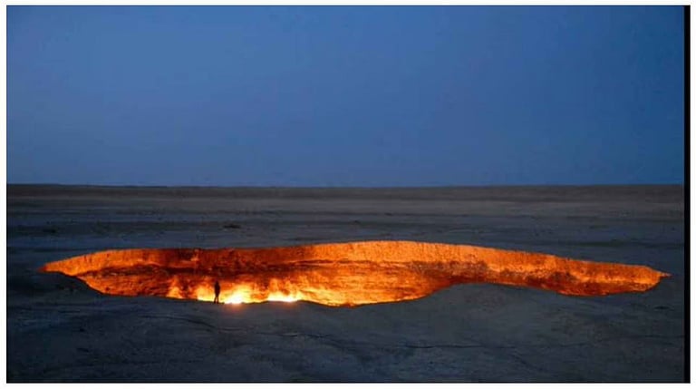Door to hell: അമ്പത്തി നാല് വർഷം മുമ്പ് മനുഷ്യരുടെ കൈപ്പിഴ; ഇന്നും ...