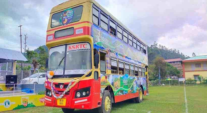 മൂന്നാറിലെ സഞ്ചാരികൾക്ക് KSRTC യുടെ പുതുവത്സര സമ്മാനം; ഡബിൾ ഡക്കർ ബസ് ...
