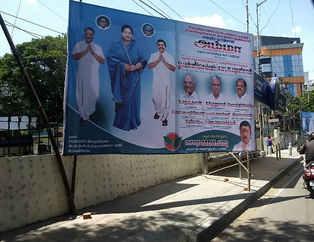 The AIADMK magic show: When banners made a bus stop vanish in broad ...