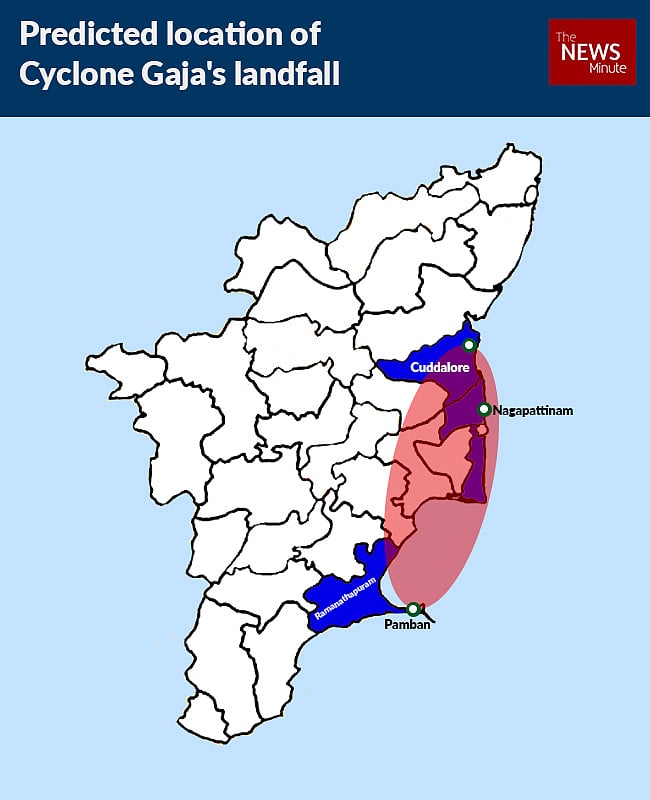 Cyclone Gaja explained in 4 charts