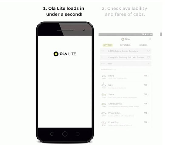 Ola launches lightweight app ‘Ola Lite’ aimed at emerging towns and cities