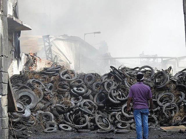 'The flames were as high as a building': Ground report from Hyd rubber ...