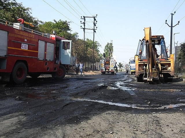 'The flames were as high as a building': Ground report from Hyd rubber ...