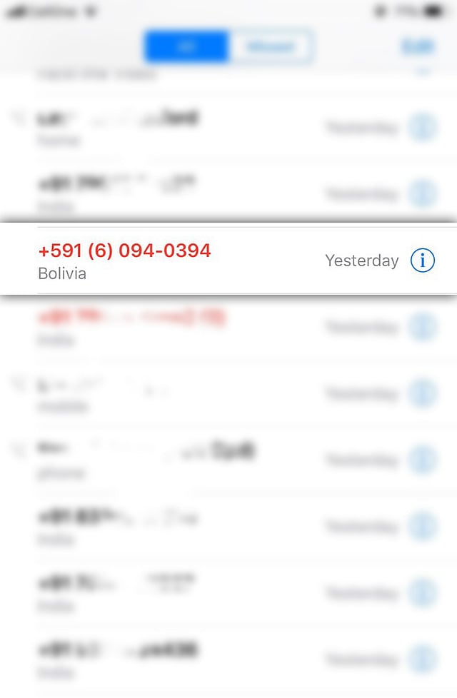 Getting missed calls from a Bolivia number? Why you need to be careful