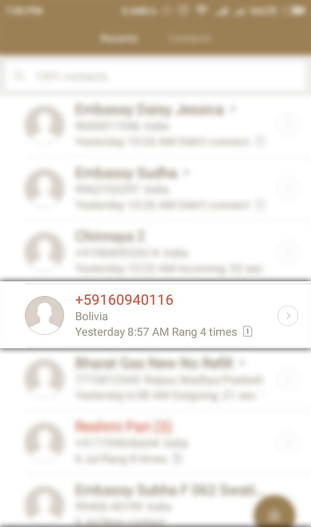 Getting missed calls from a Bolivia number? Why you need to be careful