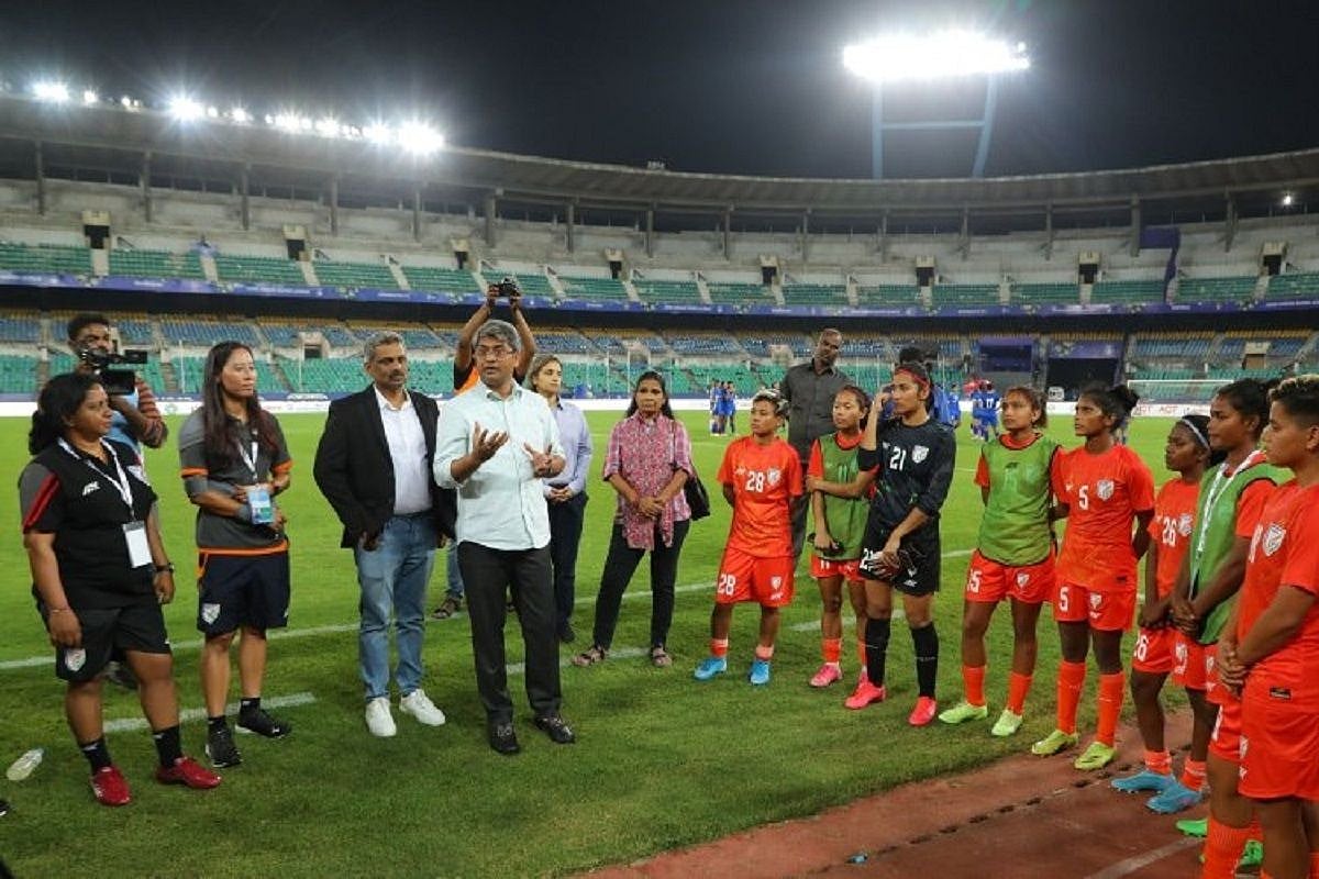 Women’s Football: AIFF chief meets Indian team, outlines Vision 2047 plans