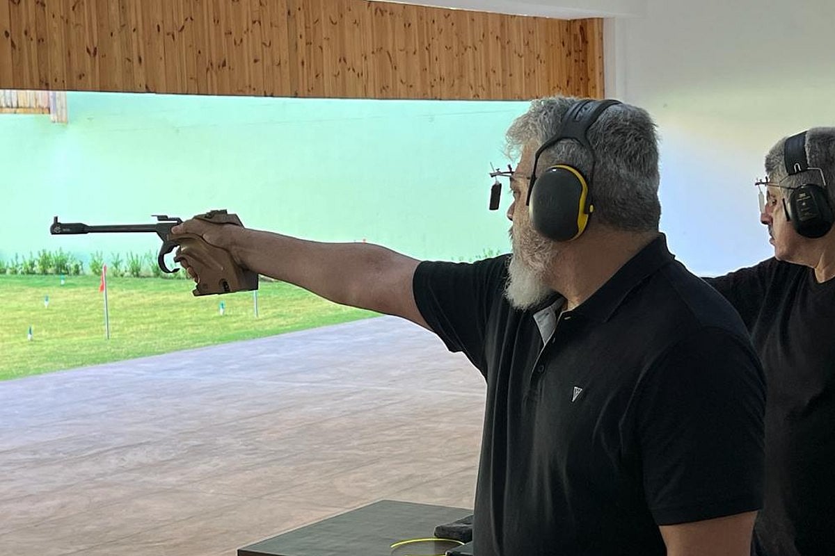 Actor Ajith wins four gold medals at 47th Tamil Nadu rifle shooting ...