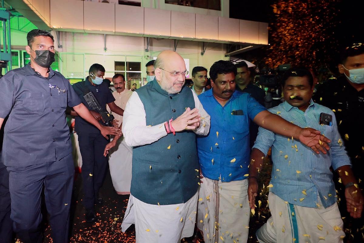 Home Min Amit Shah arrives in Kerala to attend southern zonal council meet