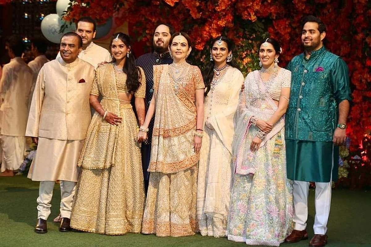 Mukesh Ambani’s son Anant gets engaged to Radhika Merchant at Antilia