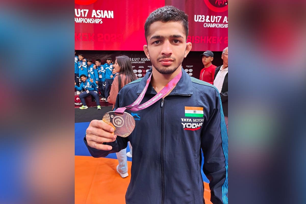 U-17 Asian Wrestling C'ships: Ankush wins gold as India finishes with ...