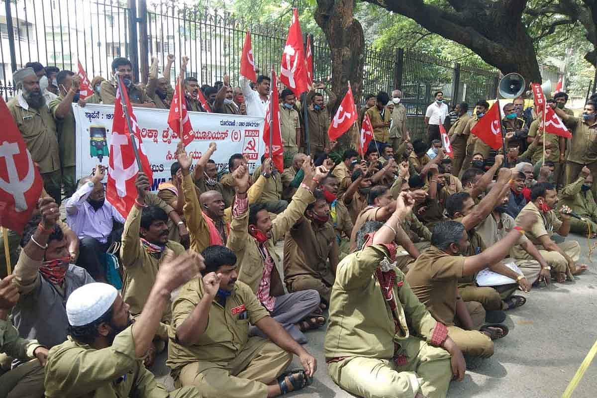 Bengaluru auto drivers unhappy with fare hike, protest demanding higher ...